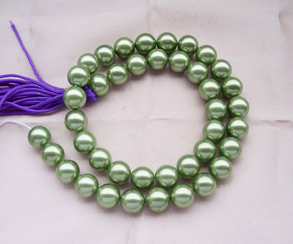 10mm Southsea Shell Pearls on Temporary Strands in 9 Colors