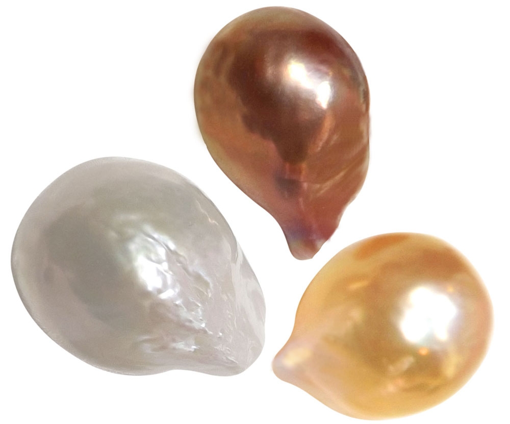 Large 14-18mm Loose Baroque Shaped Pearl Undrilled