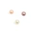 4-4.5mm Round Pearls in White Pink and Mauve